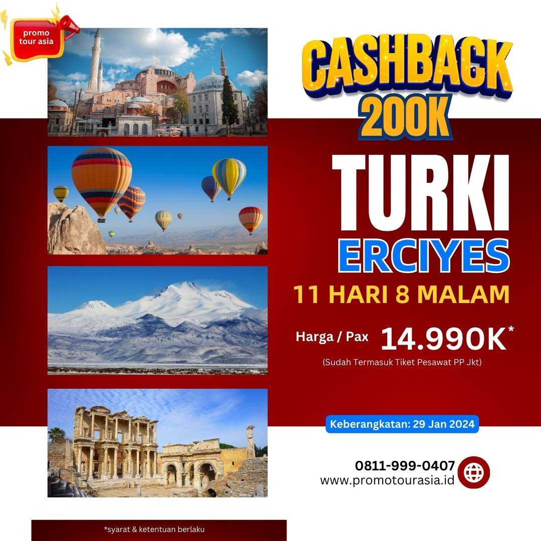Tour Turki Erciyes - Call : 08119990407